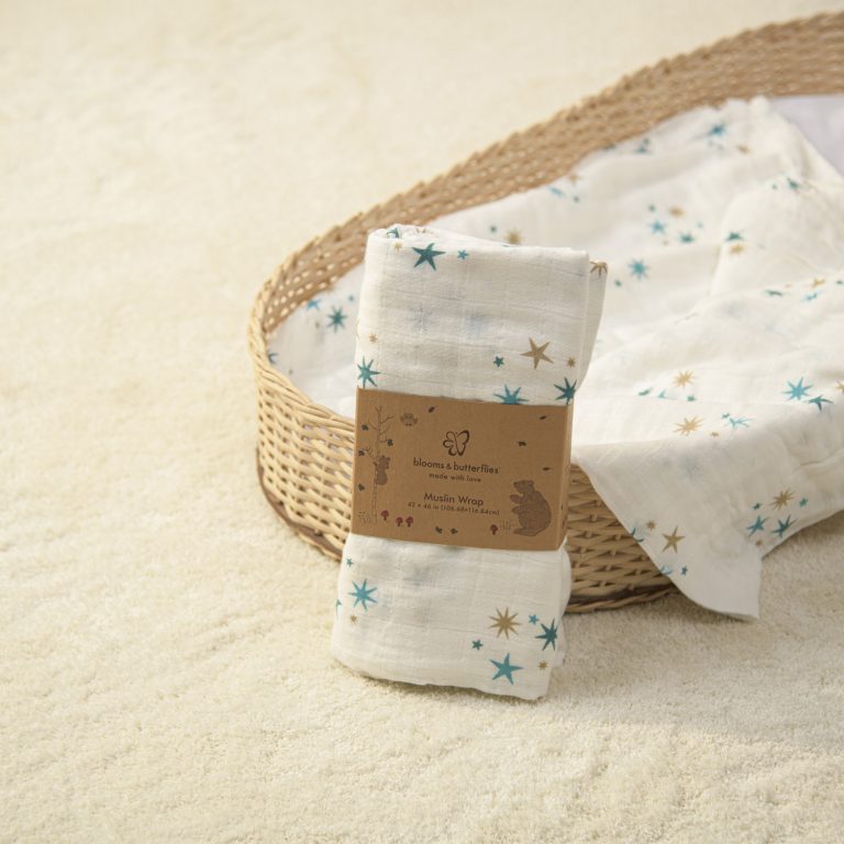 Muslin Wraps - Blooms and Butterflies