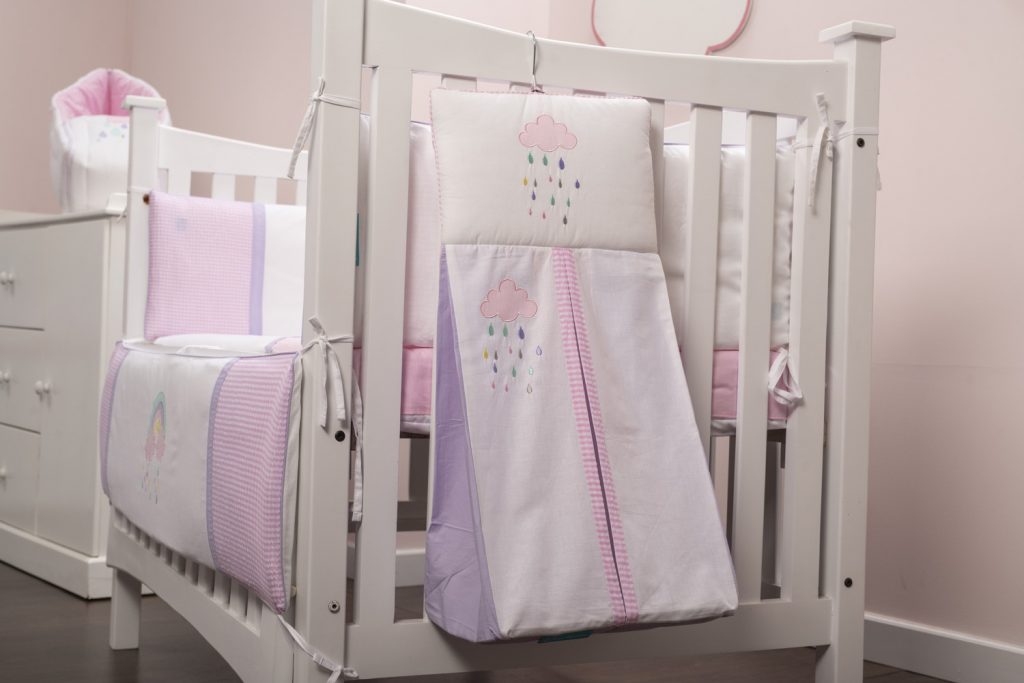 Rainy Pink Nappy Stacker - Blooms and Butterflies