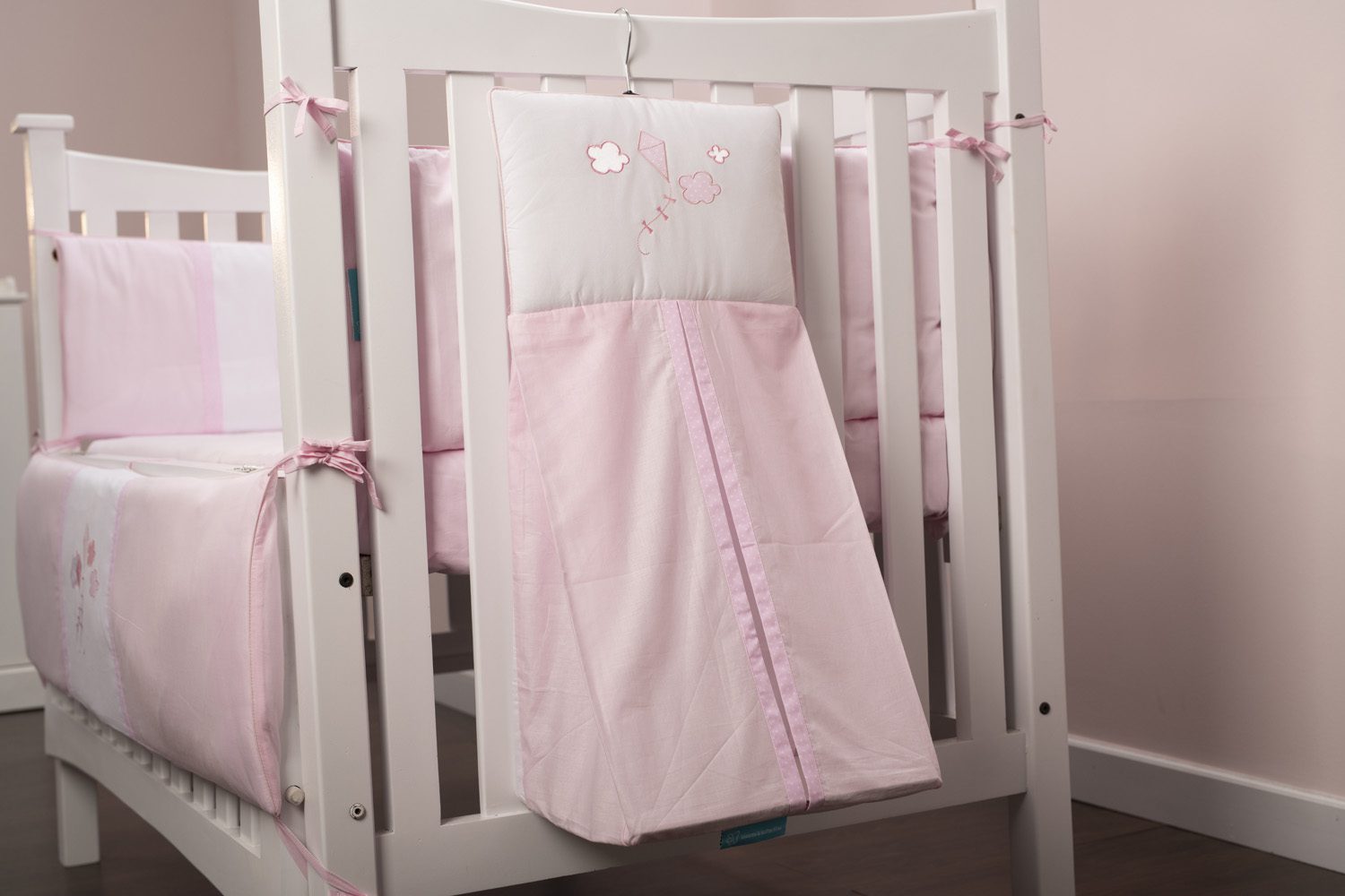 Cloudy Nappy Stacker - Blooms and Butterflies