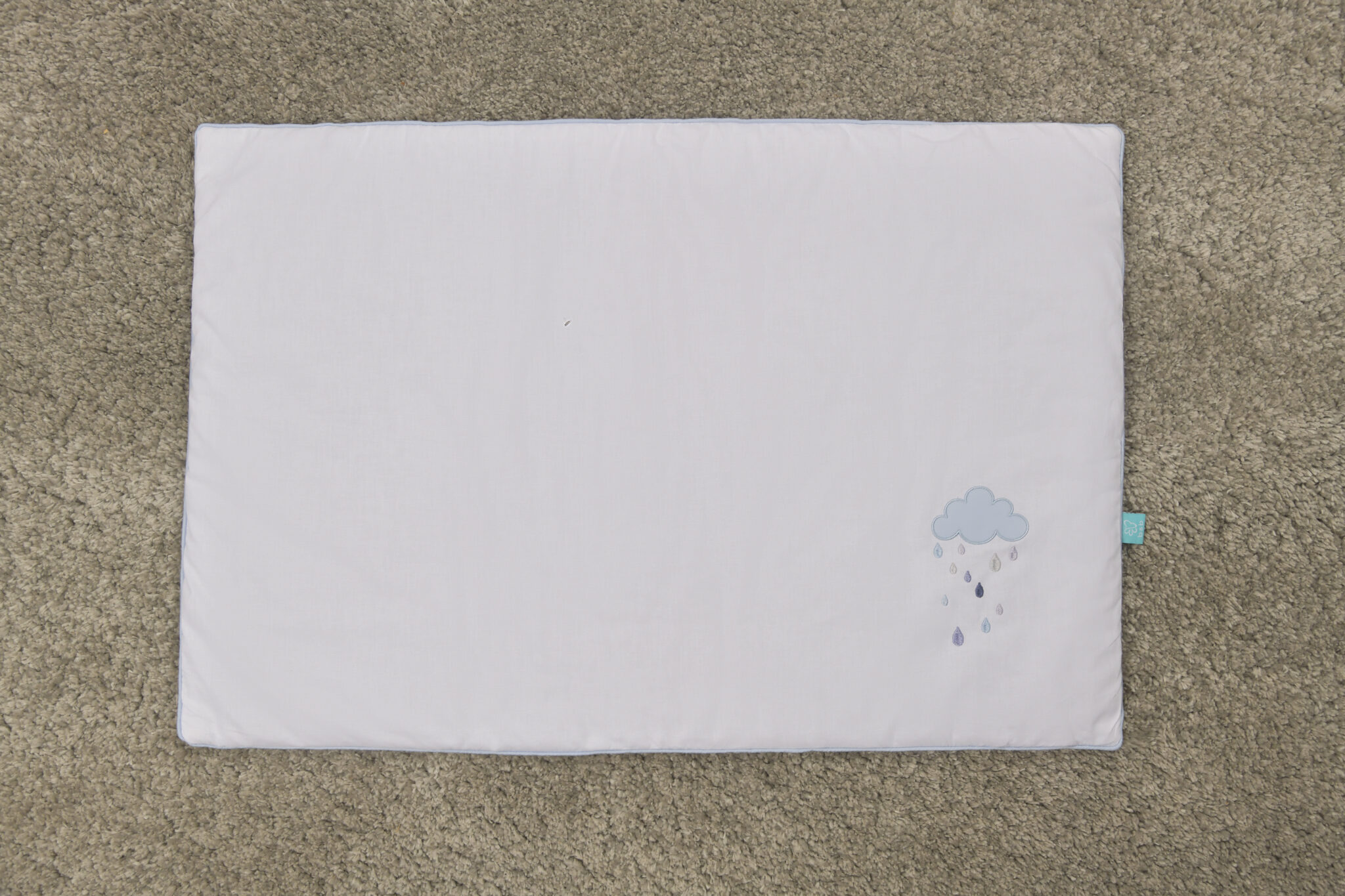 Rainy Blue Changing Mat - Blooms and Butterflies